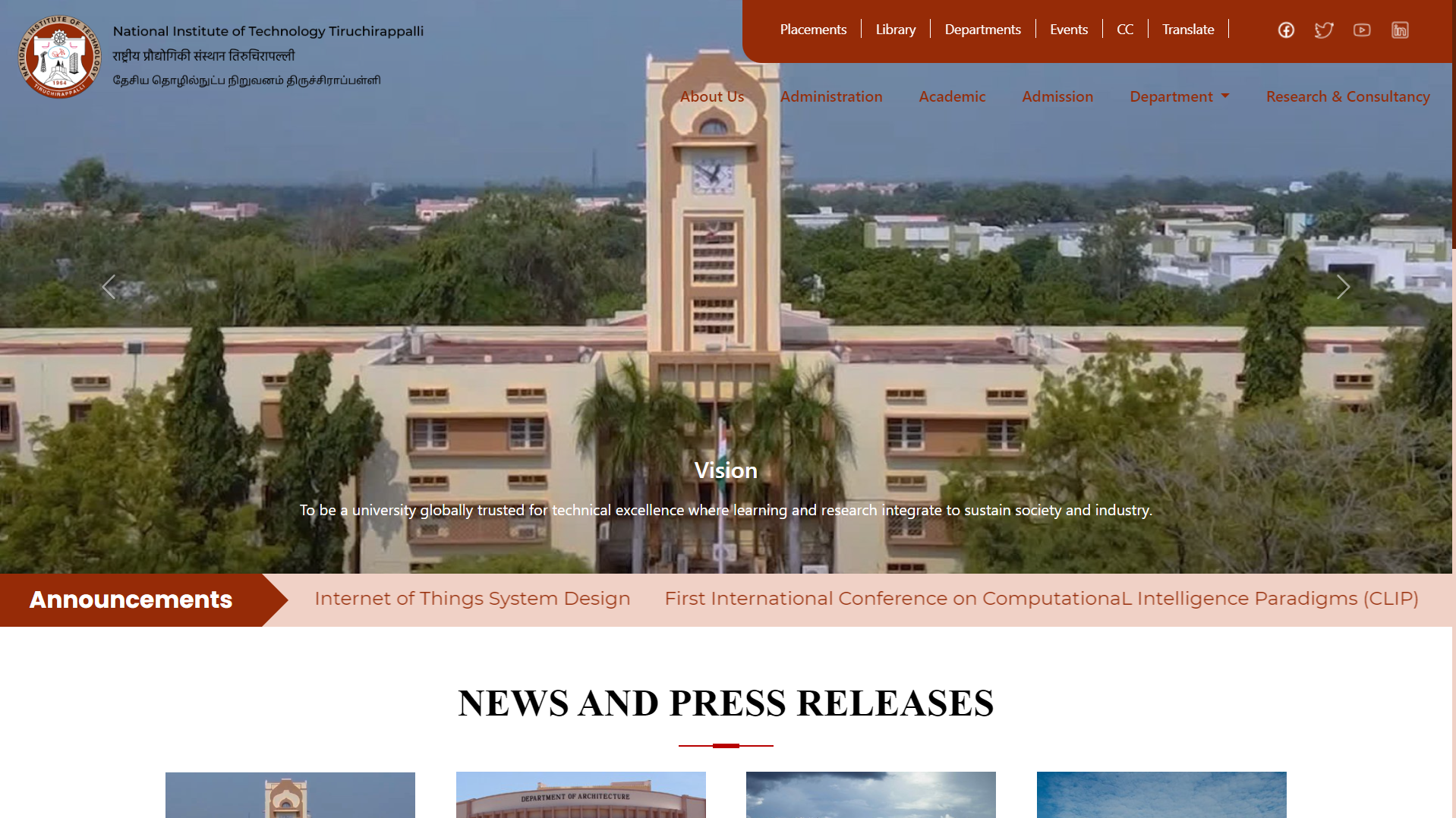 NITT Site Revamp | Delta Force